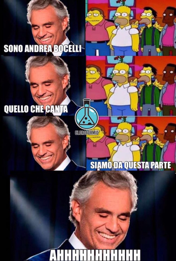 Tutti i meme su Andrea Bocelli - Facciabuco.com