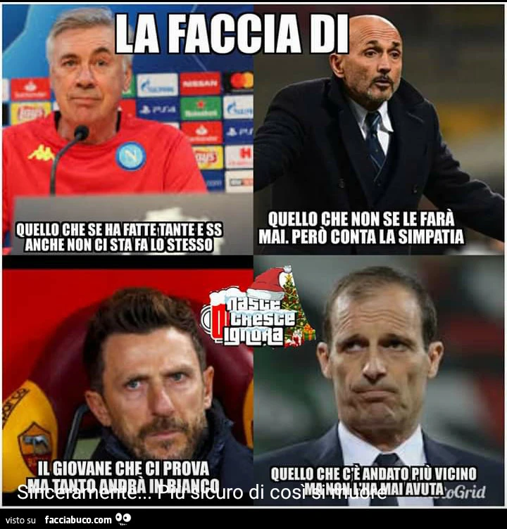 Tutti i meme su Luciano Spalletti - Facciabuco.com