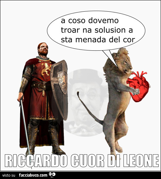 Riccardo cuor di leone condiviso da ReMent - Facciabuco.com