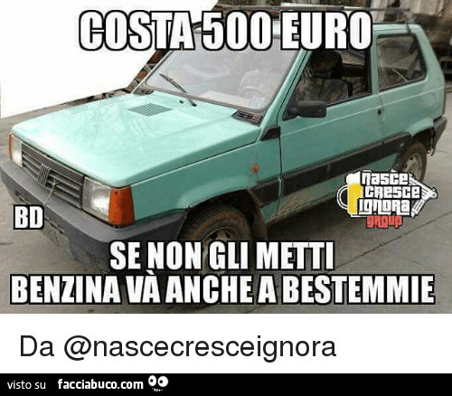 Tutti i meme sulla Fiat Panda - Facciabuco.com