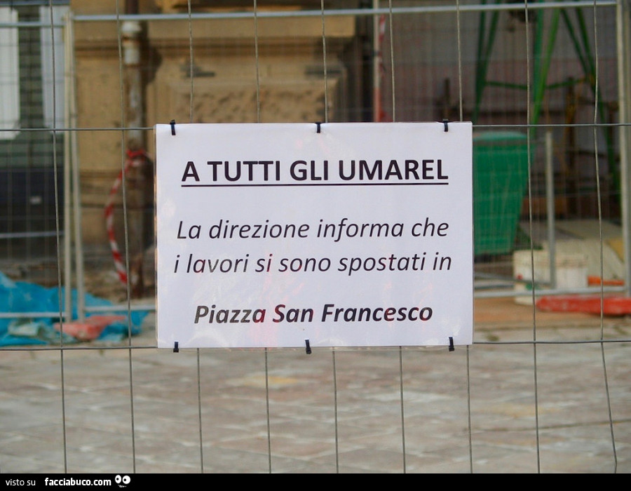 Tutti i meme su Umarells - Facciabuco.com